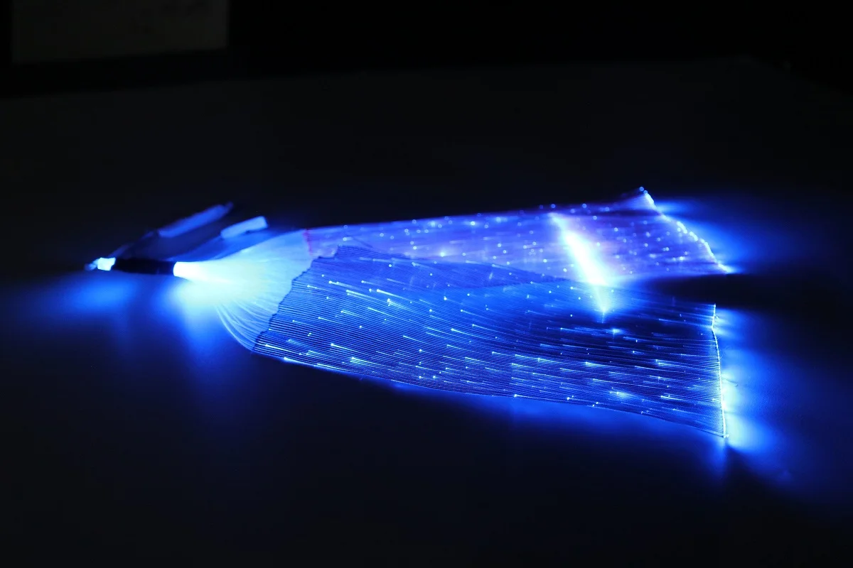 LED Luminous Fiber Optic Fabric RGBW for Banquet & Wedding