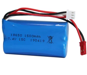 Rc Drone 15c Battery 2s 7.4v 1500mah Li Ion Battery Pack 18650 Lithium Ion Battery For Rc Car ...