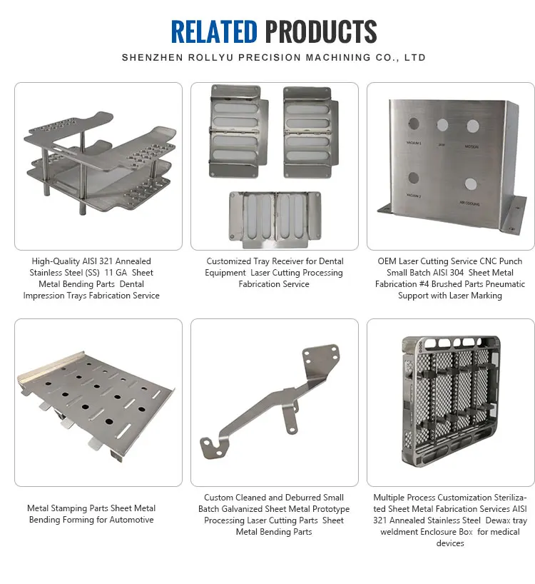 Sterilizated Sheet Metal Fabrication AISI 321 Annealed Stainless Steel ...