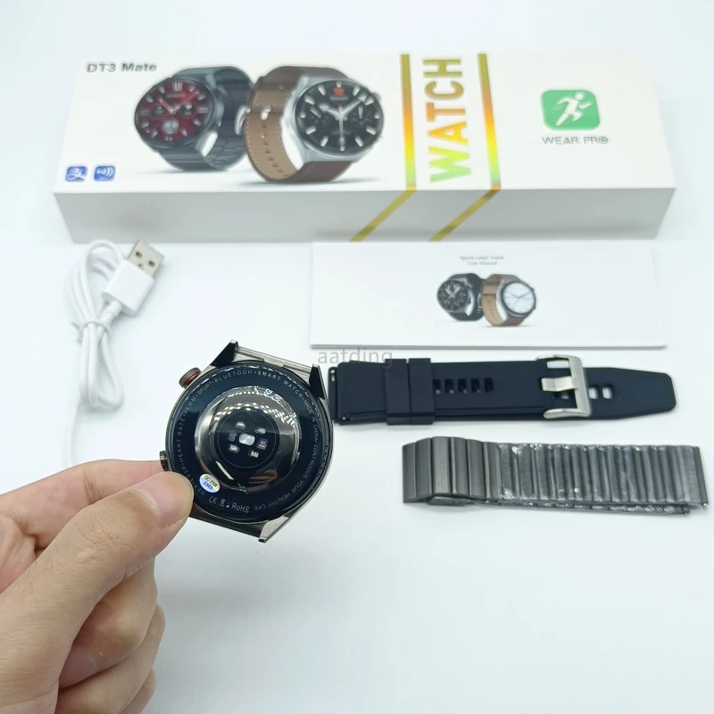 Dt3 Mate Smartwatch 2023 Best Circular Screen Dual Strap Relojes ...