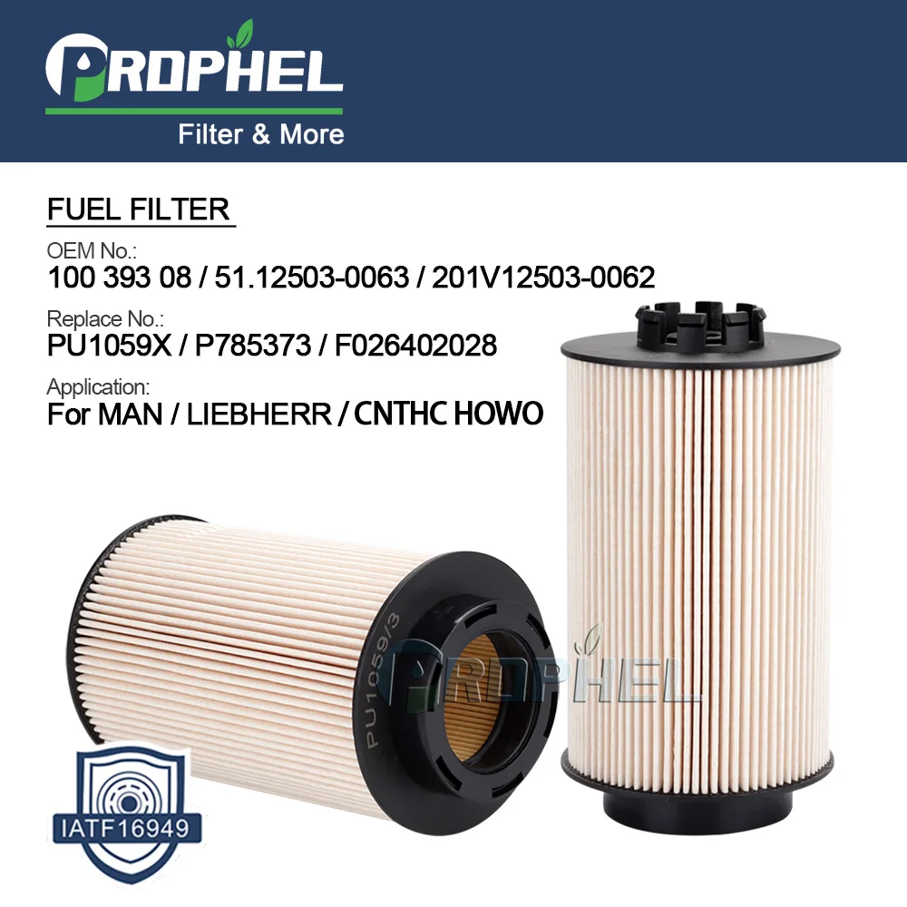 Diesel Engines Oil Fuel Filter Water Separator for CNTHC HOWO