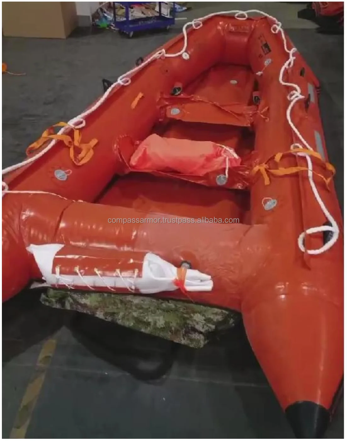 Compassarmor Portable Self-Inflating Life Raft - Durable & Safe