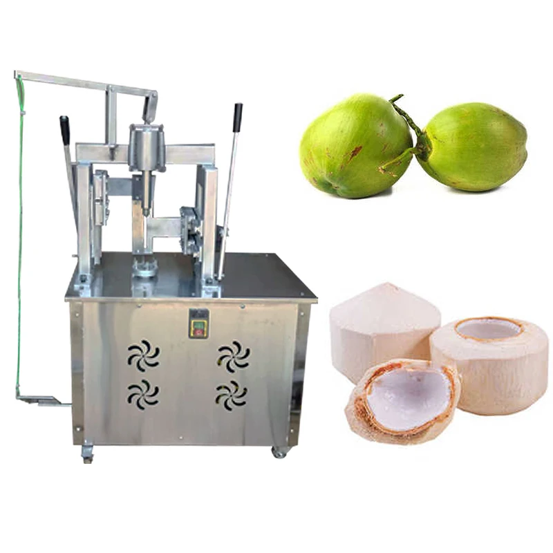 Good Quality Coconut Processing Equipment Green Coconut Peeling Machine Semi-automatic Coconut ...