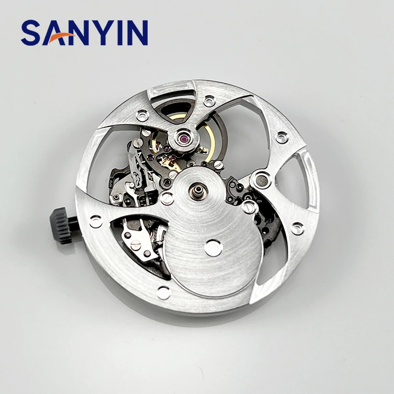 Luxury All Oem Watch Dial Skeleton Automatic Tonneau Style Black Oem ...