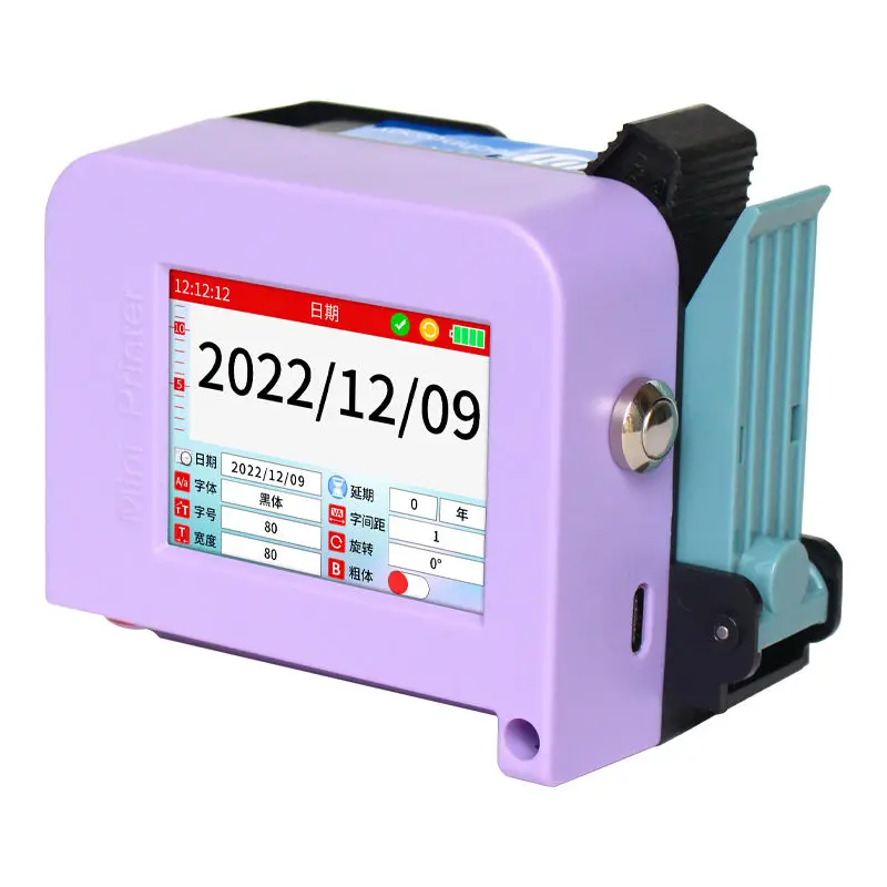 Hot Mini Thermal Inkjet Printer Portable Expire Date Inject Machine Ink ...