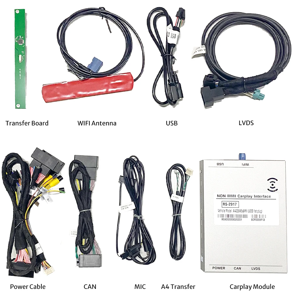 Car Original Screen Retrofit Carplay Wireless Adapter For Audi A5 B9 ...