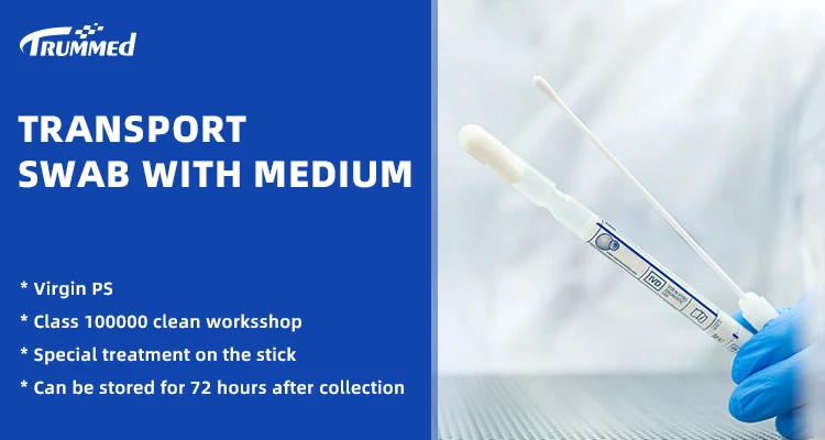 Trummed Cary Blair Transport Media Swabs 13x150mm Manufacturer| Alibaba.com