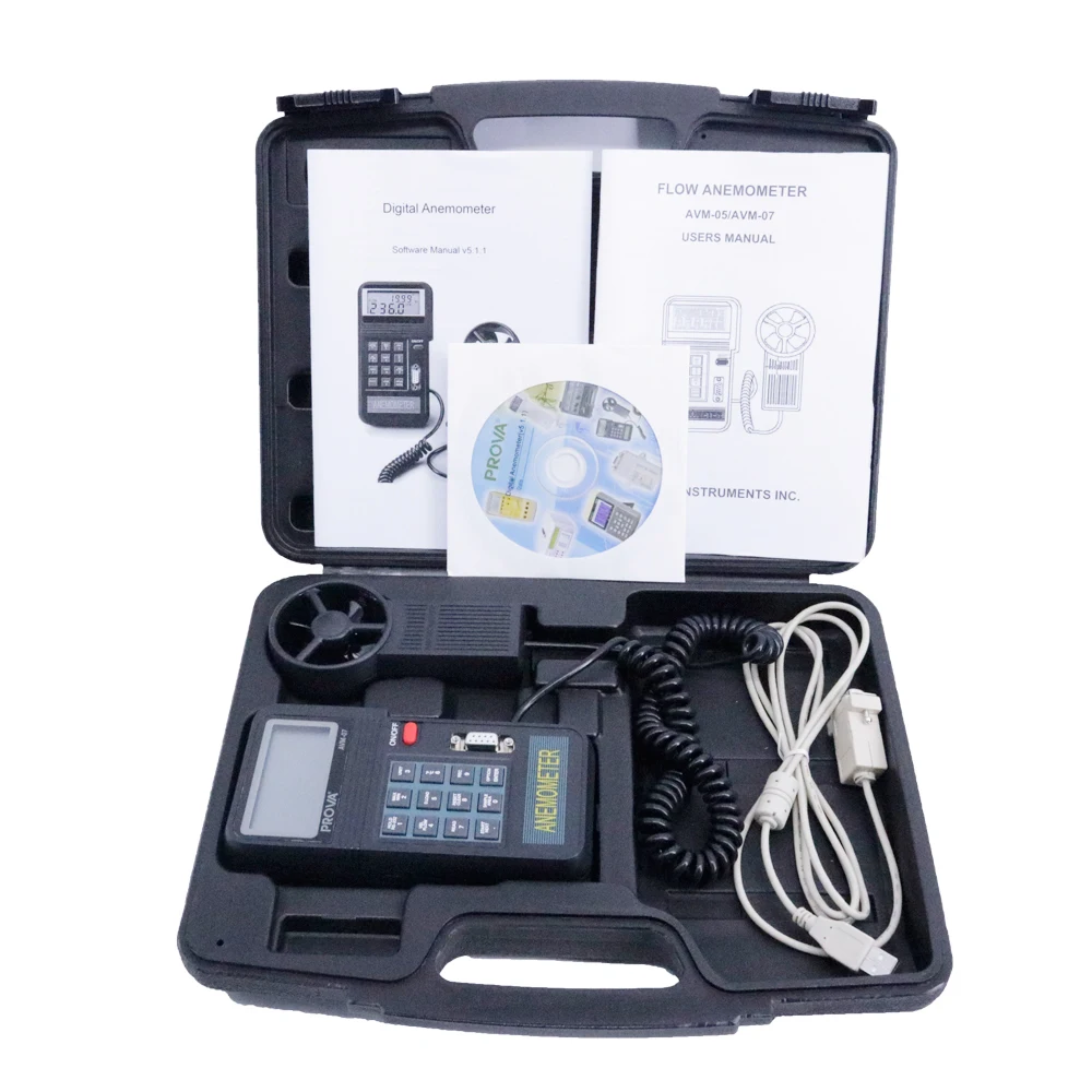 AVM-07 Digital Anemometer Air Volume Meter Wind Speed Meter Range(CMM ...