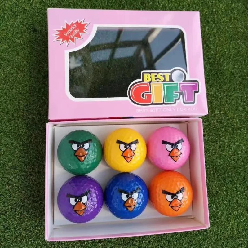 In Stock Color Pattern Golf Balls Can Be Played Cartoon Golf Balls ...