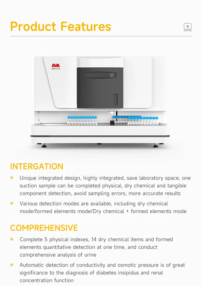 AVE Urology Machines Fully Automated Urine Analyzer for Clinical ...