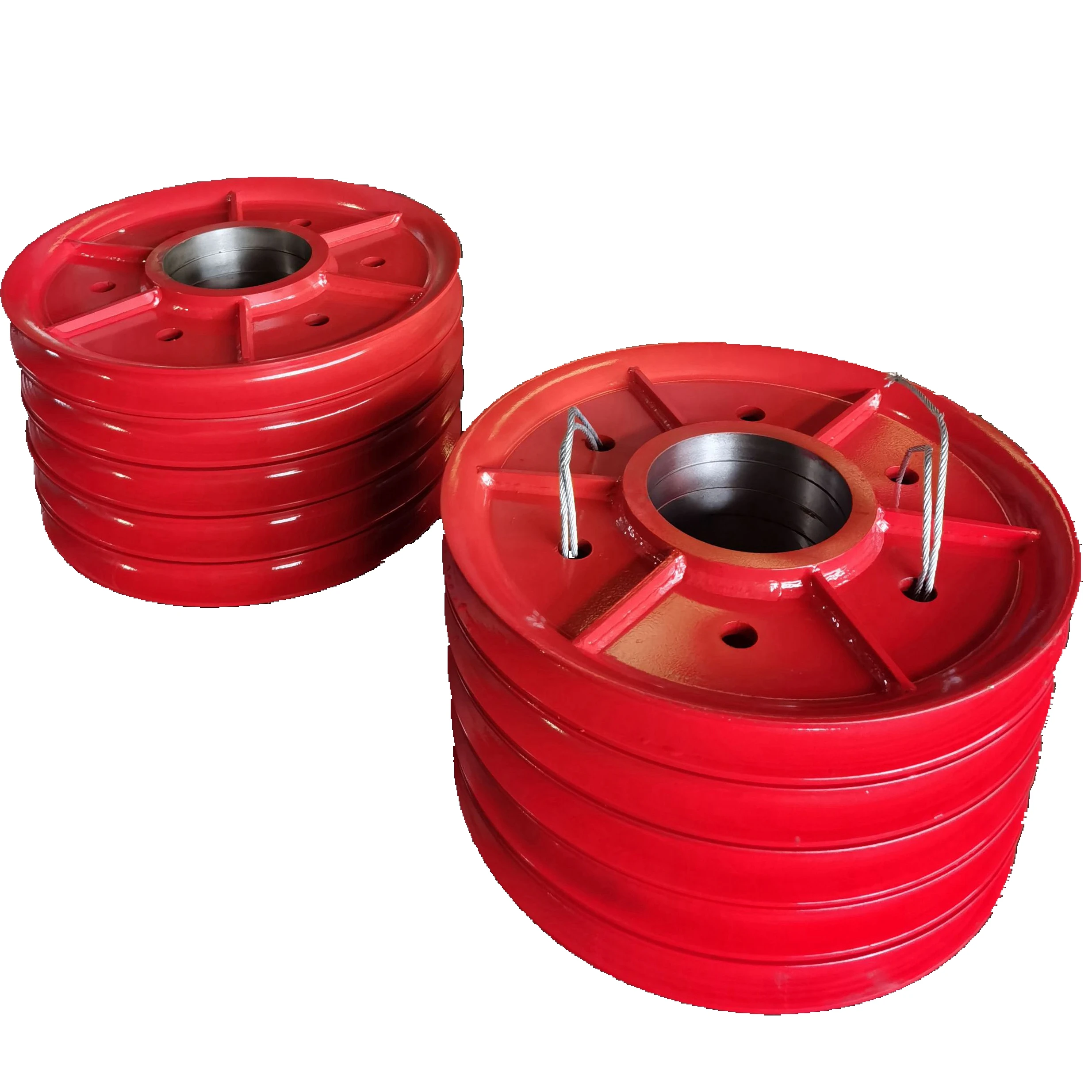 Hot Rolling Wire Rope Steel Lifting Pulley Casting Pulley For Kelly Bar ...