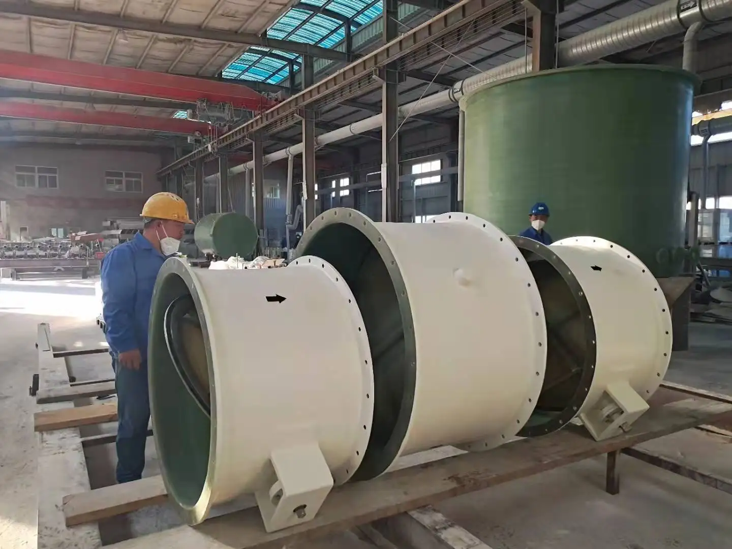 FRP Butterfly Damper - Manual Air Valve for HVAC Control