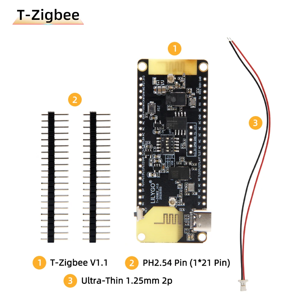 LILYGO TTGO T-Zigbee ESP32-C3 TLSR8258 Dual Mcus Module