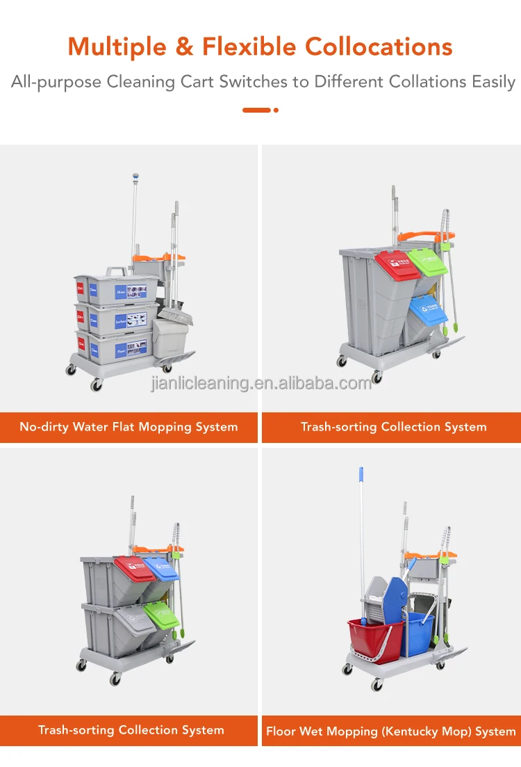 Cleanic Cleaning Trolley - Flexible & Efficient Solutions