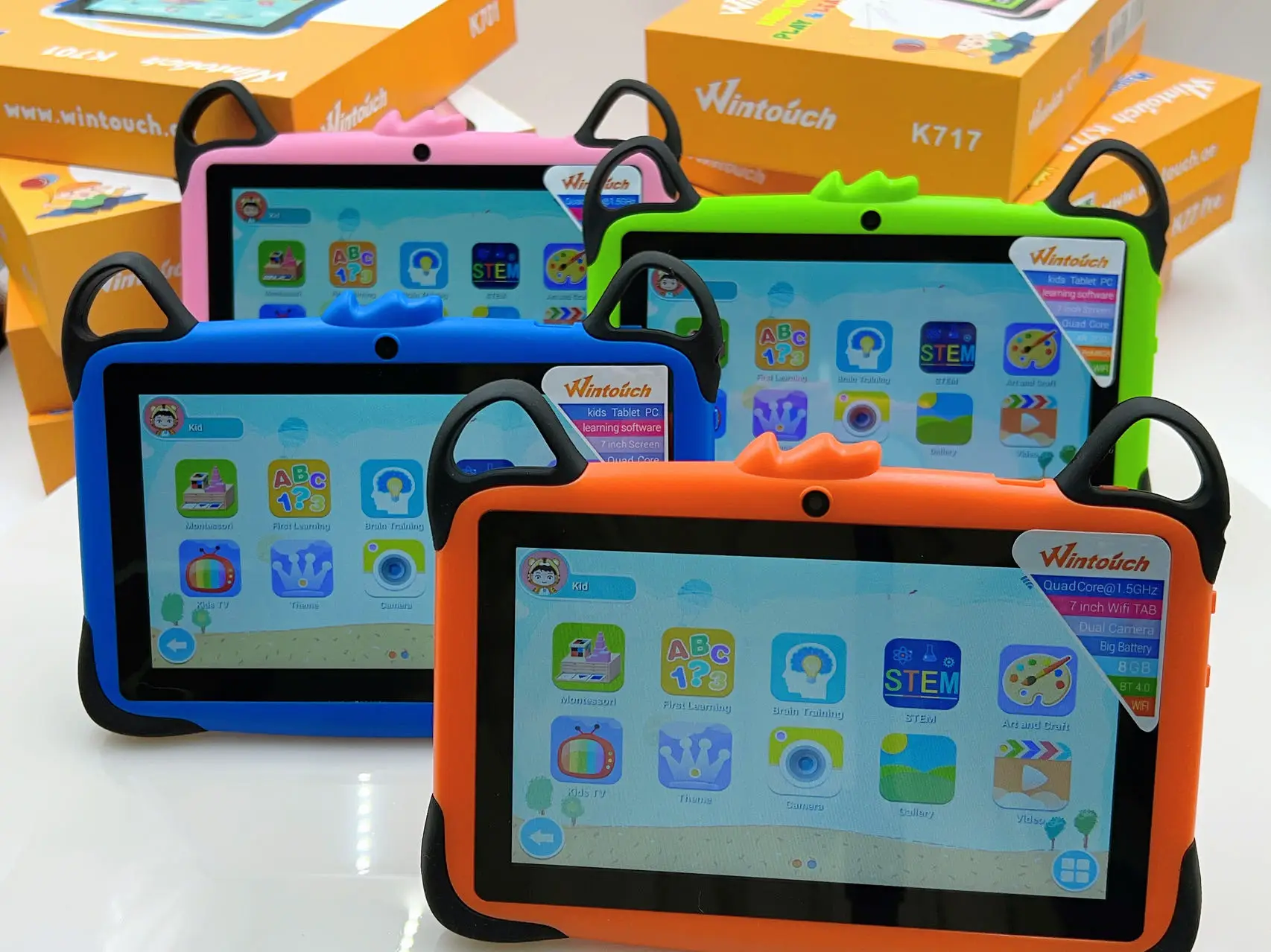 Kinder Tablets - Educational 7" Android Tablets for Kids