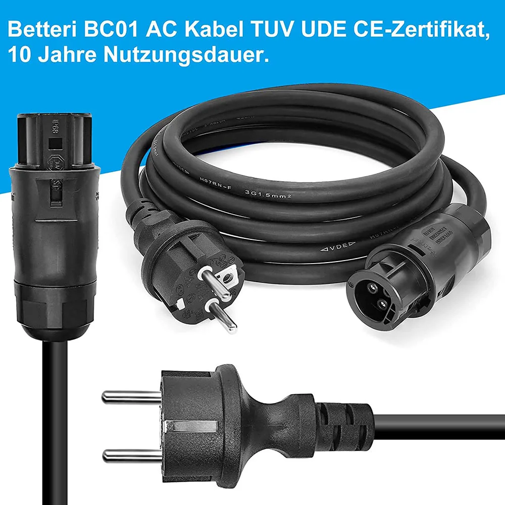 Custom Uv-Resistant Solar Panel Power Cable - 3M Betteri BC01