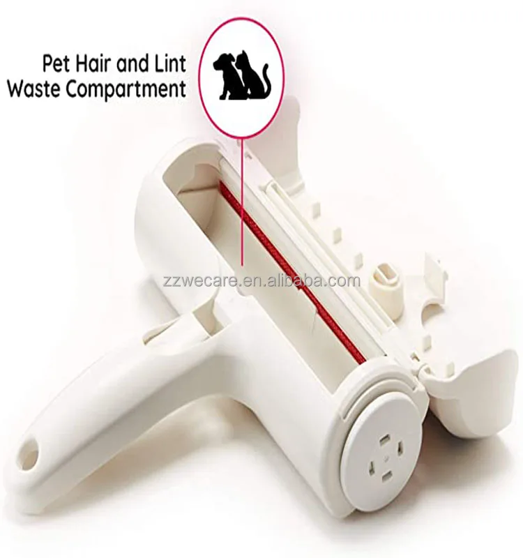 Multi Surface Lint Roller Animal Fur Removal Pet Hair Remover Reusable ...