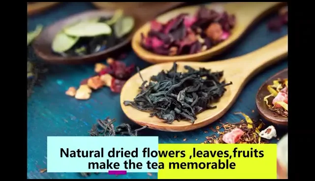 Wholesale Blended Ceylon Black Tea Leaf Mixed Strawberry Fruits ...