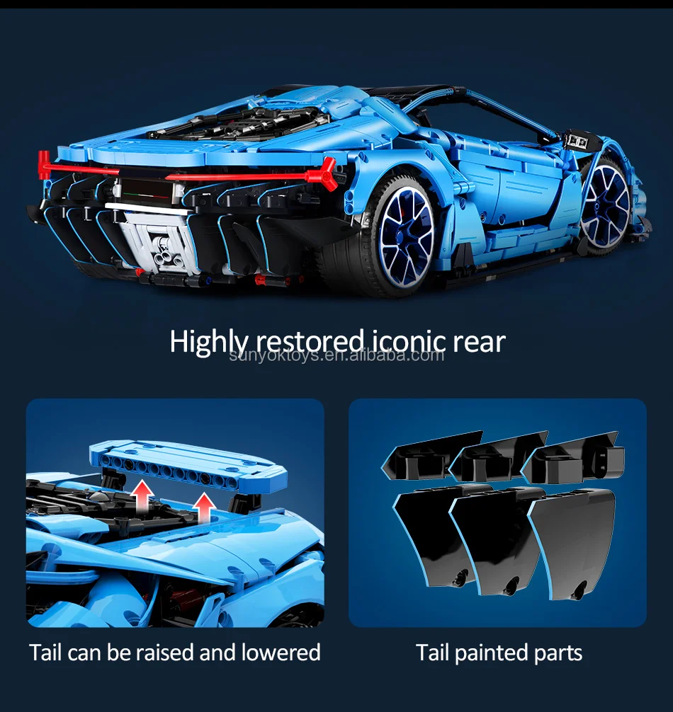 3842PCS Centenario Hypercar Cada Brick Building Blocks Set