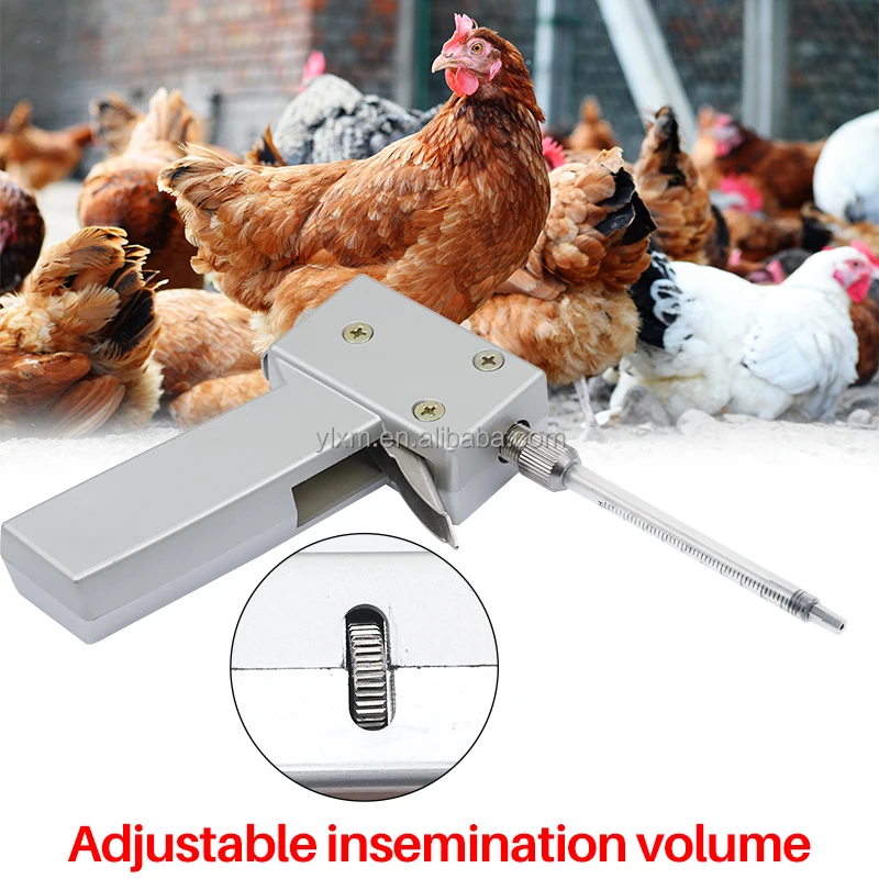 Animal Artificial Insemination Chicken Injector Continuous Poultry ...