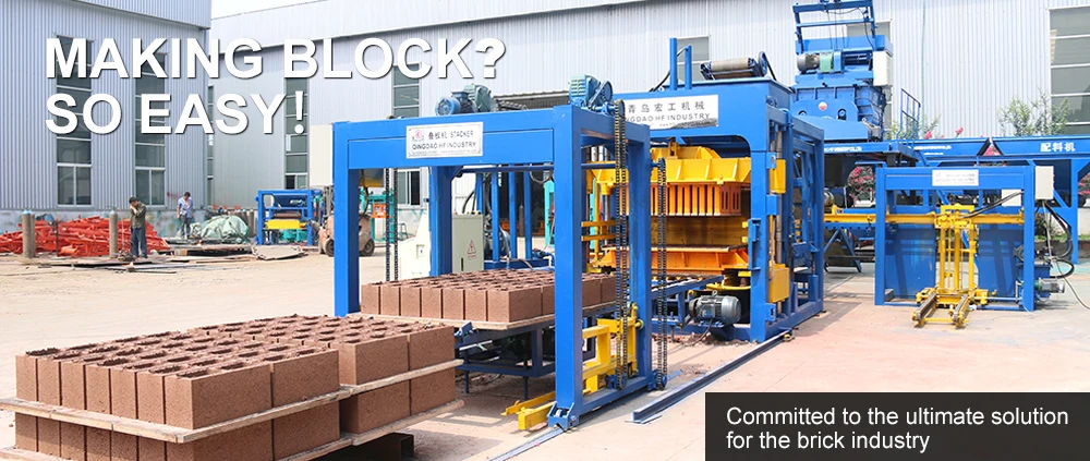 Hydraulic Qt7-15 Concrete Cement Retaining Wall Block Mold Bricks ...