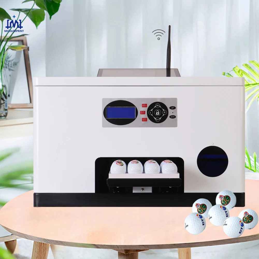 Smart Scan to Print Golf Ball Printer - CMYK Digital UV