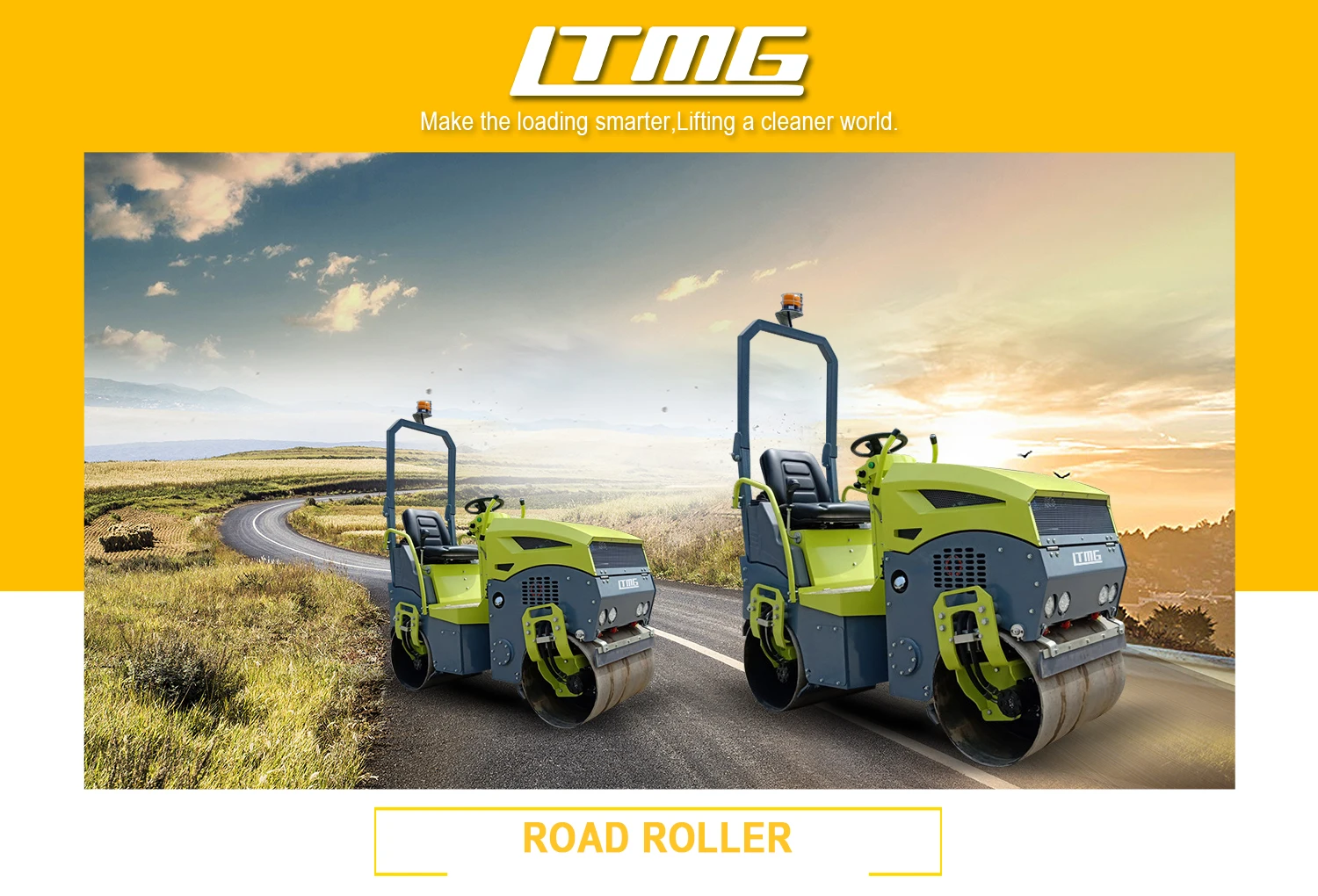Ltmg High Quality Heavy Road Roller 2ton Road Roller Machine Vibratory ...