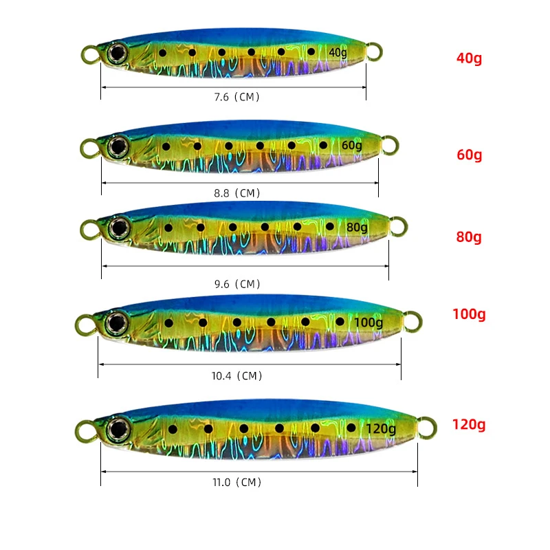 Alibaba.com: 80g Slow Pitch Jig with Hologram and Luminous Glow for ...
