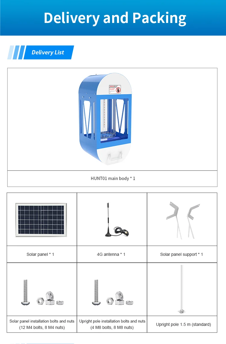 Outdoor Solar Iot Irrigation System Metal Mosquito Trap Pest Killer ...