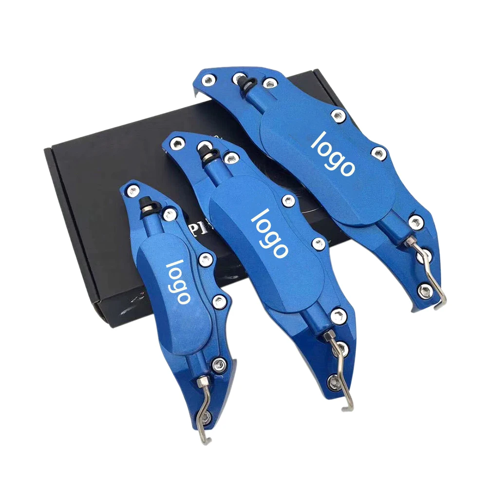 Car Brake Caliper Cover Kit - Aluminum Metal Brake Covers for Universal ...