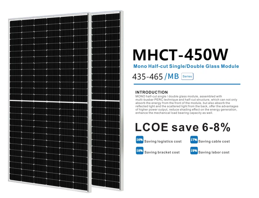 DTEC All Black Solar Panels - 450w Monocrystalline Modules