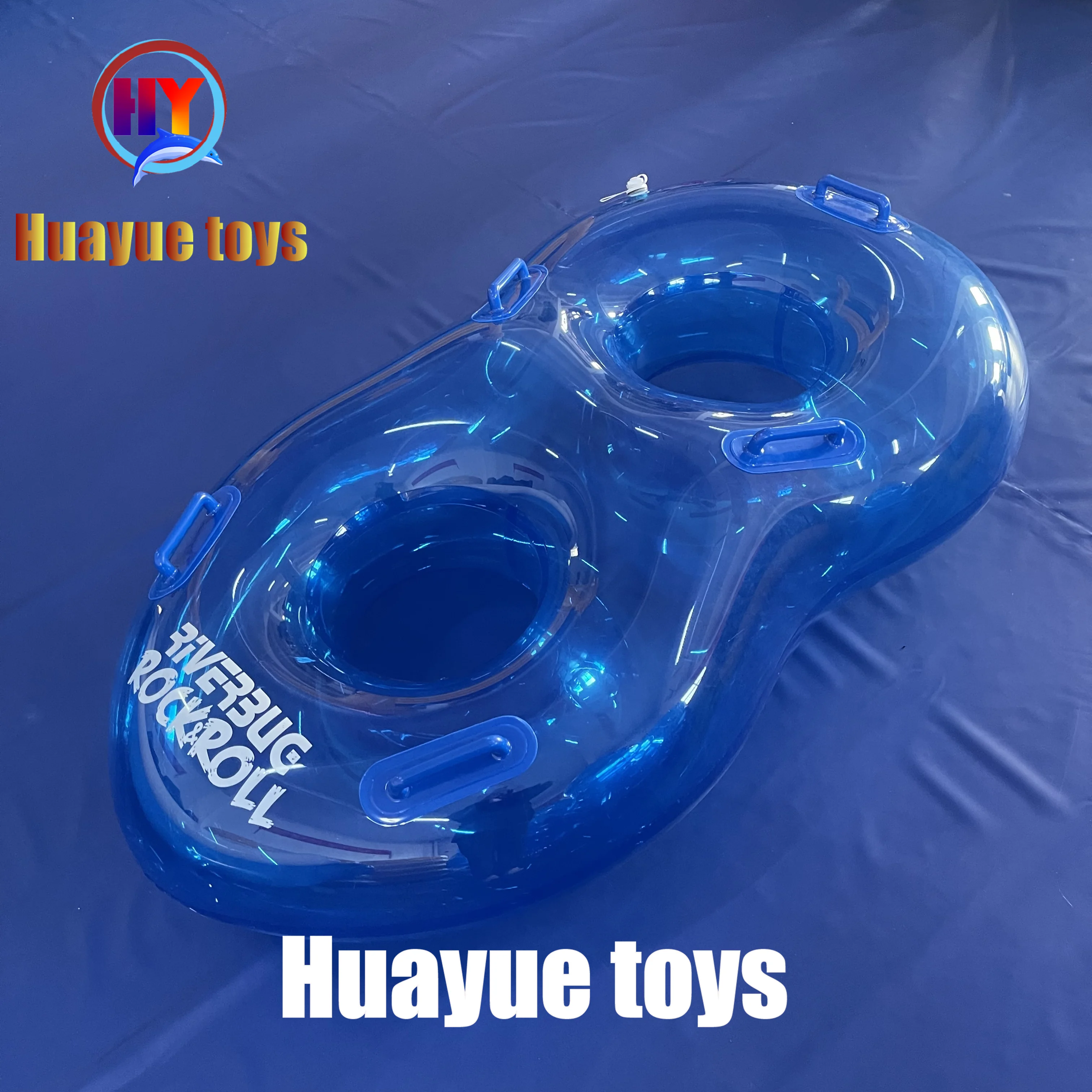 Commercial Round Raft Tube Inflatable Water Park Raft Slide Heavy Duty ...