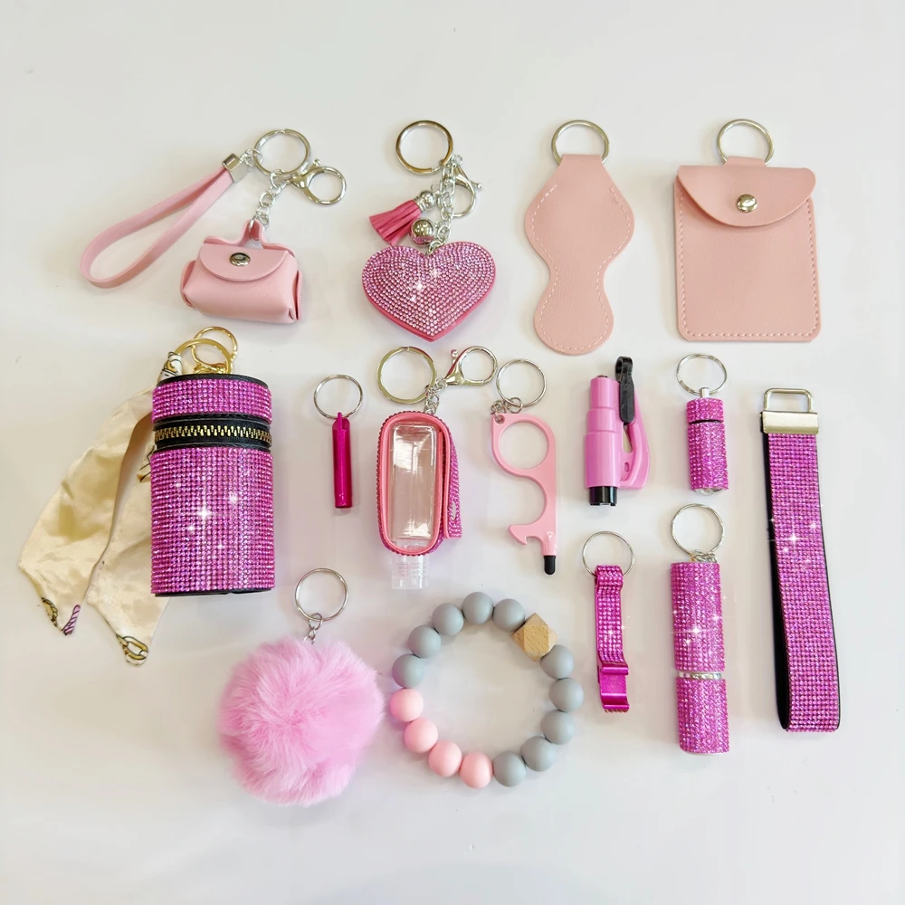 Rhinestone Keychain Custom - Self Defense & Promotional Gift