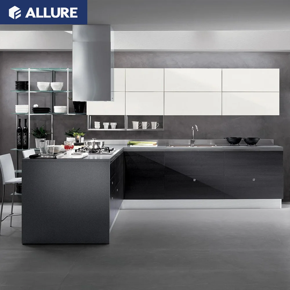 Allure High Gloss Kitchen Cupboard Set - Luxury & Modern