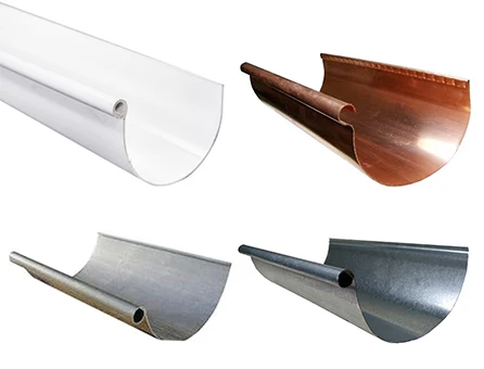 Processing 5 In. X 8 Ft Pvc Gutter Pvc Half-round Gutter Hdpe Plastic ...