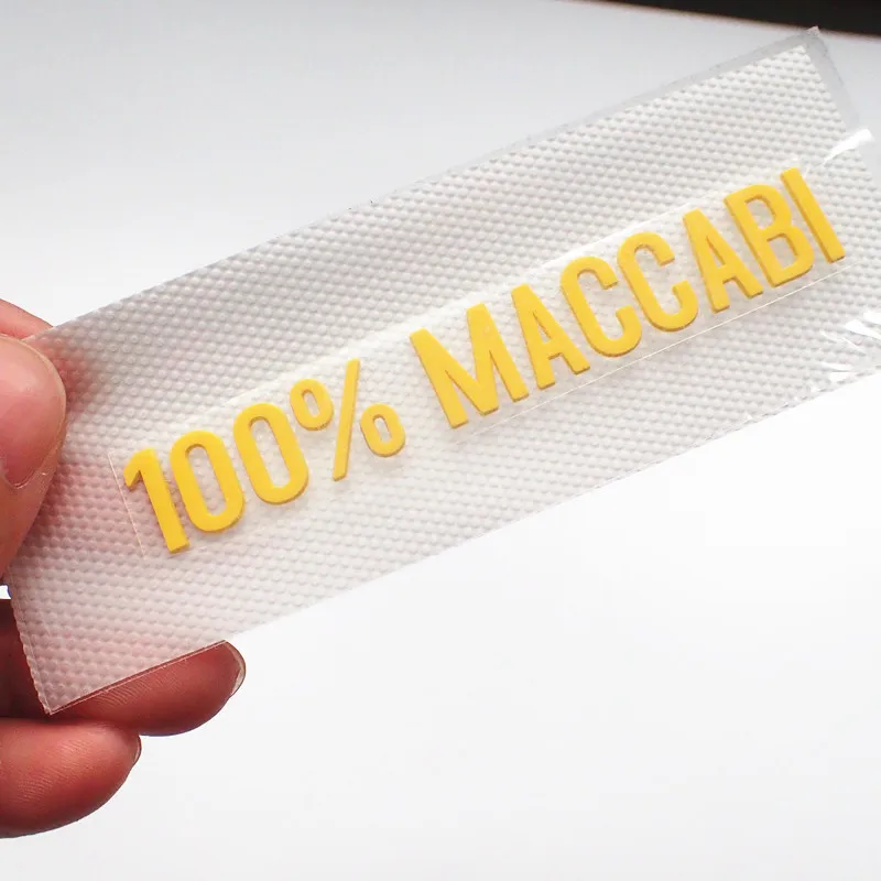 Custom Silicone Rubber Tagless Labels - Heat Transfer