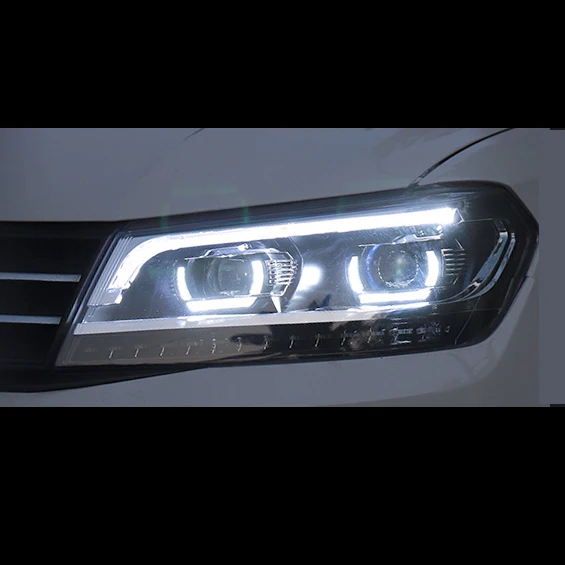For Volkswagen Santana Headlight Assembly Modification Led Daytime ...