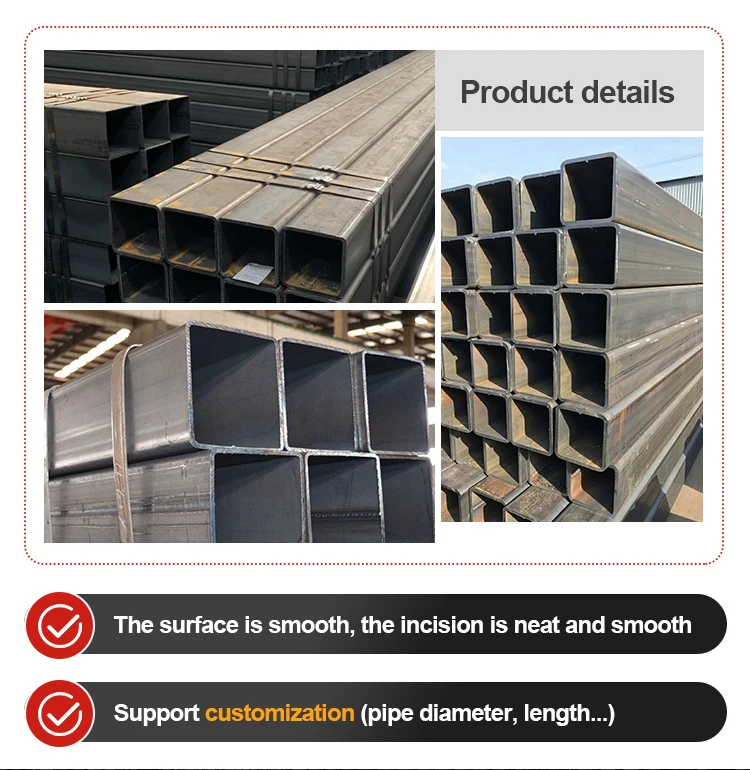Carbon Pipe Welded Rectangular Steel Tube Square Steel Tube - Buy ...