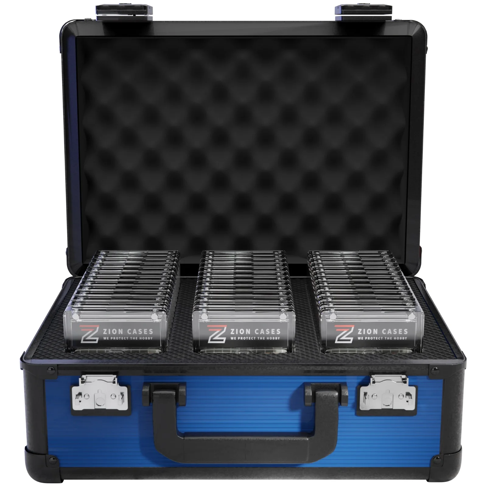 Slab Case X Blue (psa Bgs) Graded Card Case Storage W/ Dual Tsa Locks ...