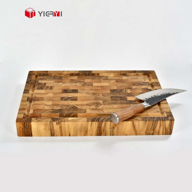 New Arrival Teak Wood Chopping Board Thick Wooden Cutting Board For ...