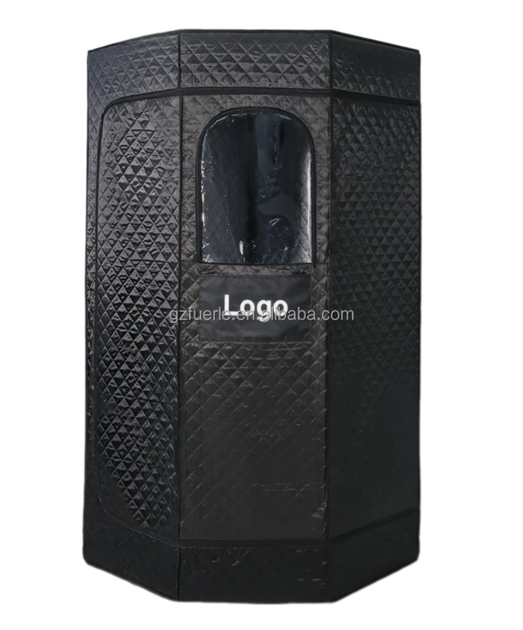 Fuerle Customizable Full Size Portable Sauna Steam Kit Sauna Box ...