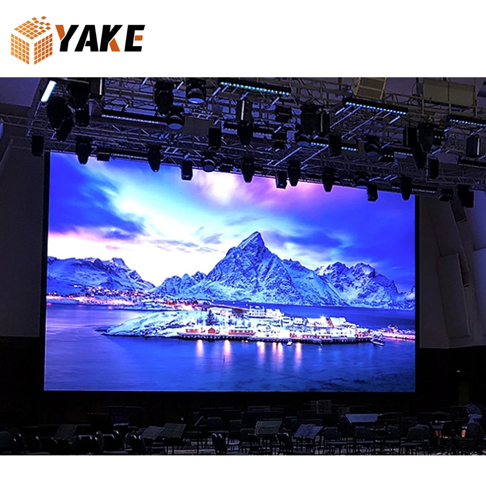 Indoor P2.6 Rental LED Screen Wedding Background Display Banquet Hall ...