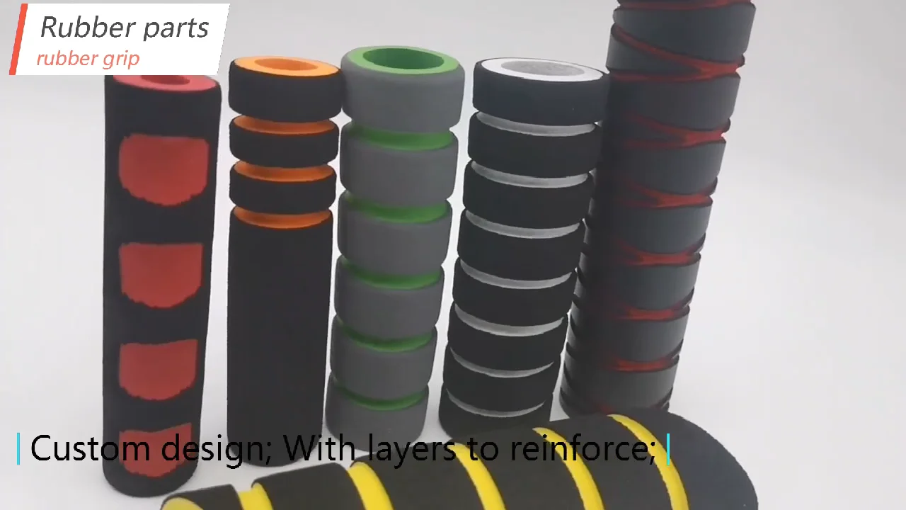 Custom Shape And Size Rubber Foam Barrel Handle Grips - Buy Foam Grips ...