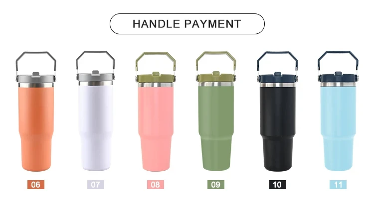 40oz Adventure High Handle Stan Cup 40oz With Handle Reusable Vacuum ...