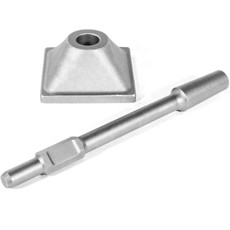 Machine Drilling Tool 1-1/8" Hex Tamper Shank & Plate Jack Hammer Parts ...