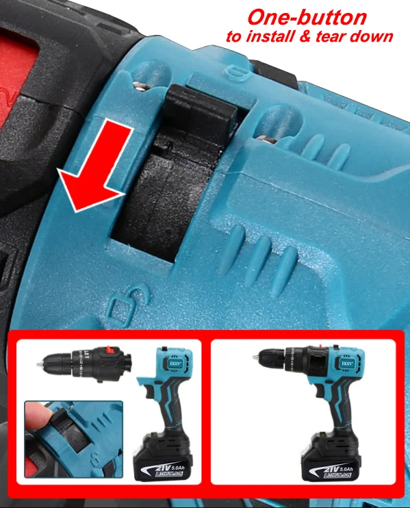 Cordless Drill Kit 20V Max - All-In-One Power Tool Combo Set with Multi ...