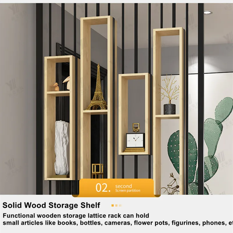 Metal Partition Screens Customized Wall Panels Coffee Shop Restaurant ...