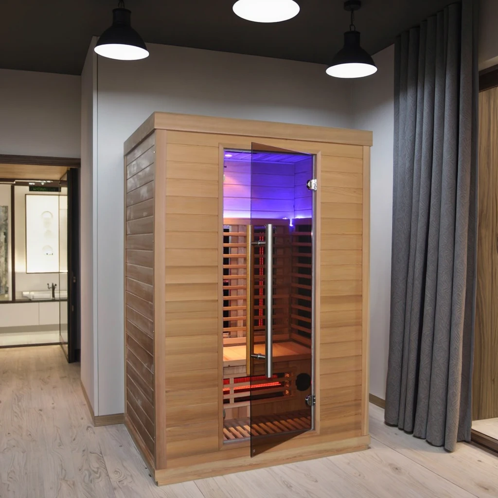 2-person Full Spectrum Zero EMF Infrared Sauna Room