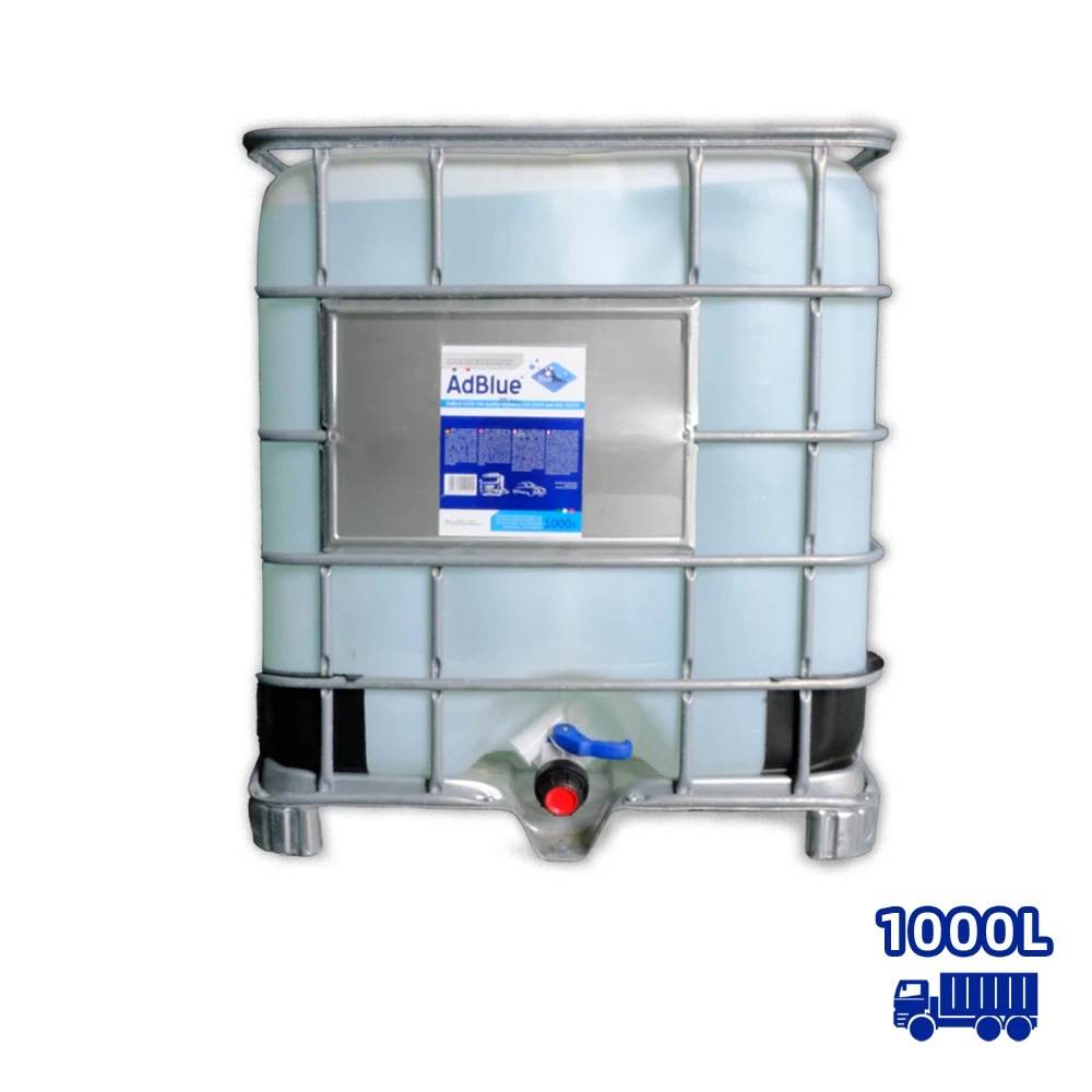 BlueBasic 1000L Ad Blue IBC tank DEF Aqueous Urea Solution 1000 Litres for Diesel Vehicles ...