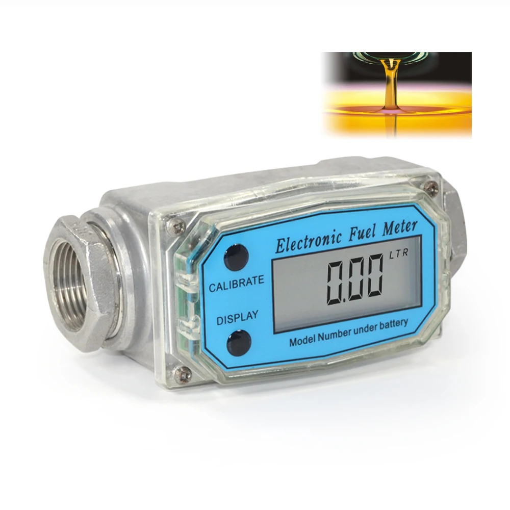 Battery Supply WL diesel tank Flow Meter Turbine diesel Fuel ...